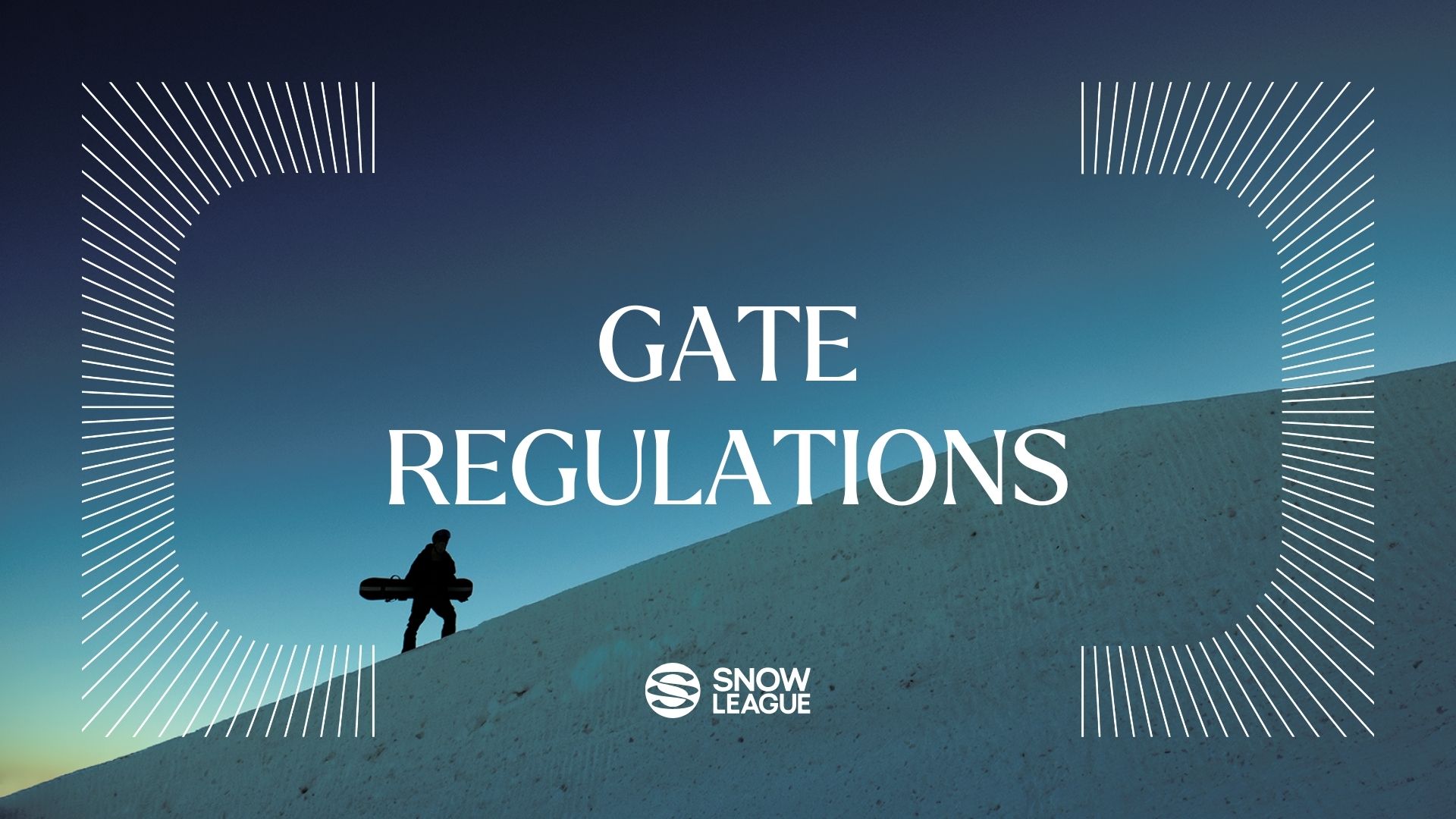 Plan - Aspen Snowmass - Gate Regulations - The Snow League