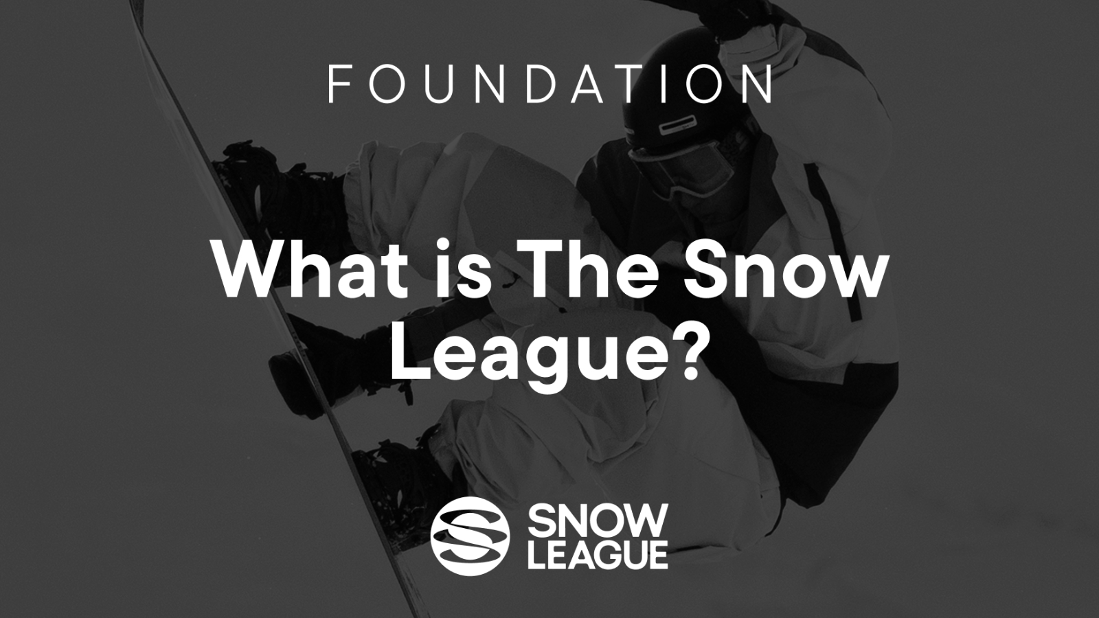 Foundation of The Snow League (Ep. 1) - What is The Snow League? - The ...